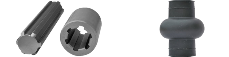 Spline shafts and broached bushing - Octis Srl